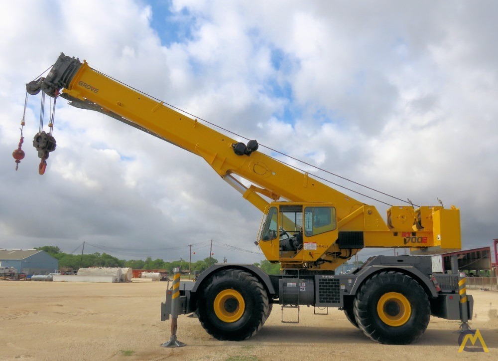 2008 Grove RT700E 60-Ton Rough Terrain Crane For Sale Hoists & Material ...