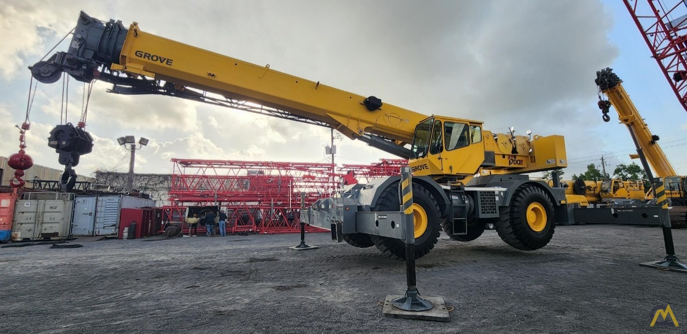 2008 Grove RT700E 60-Ton Rough Terrain Crane For Sale Hoists & Material ...