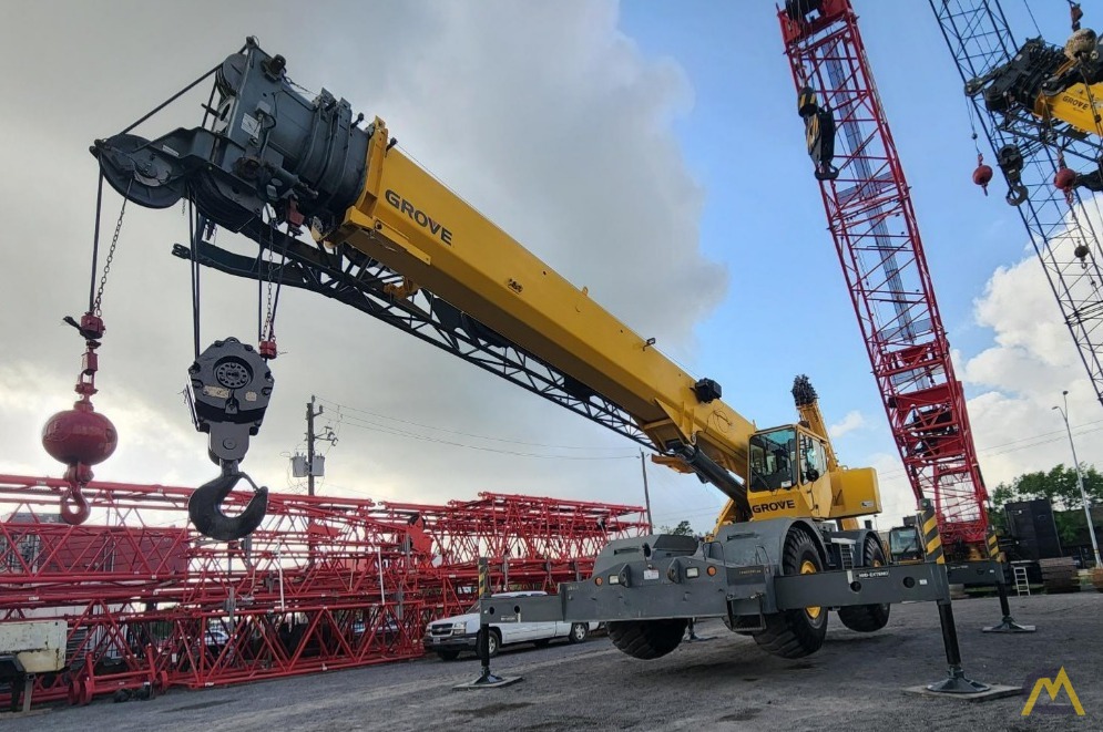 2008 Grove RT700E 60-Ton Rough Terrain Crane For Sale Hoists & Material ...
