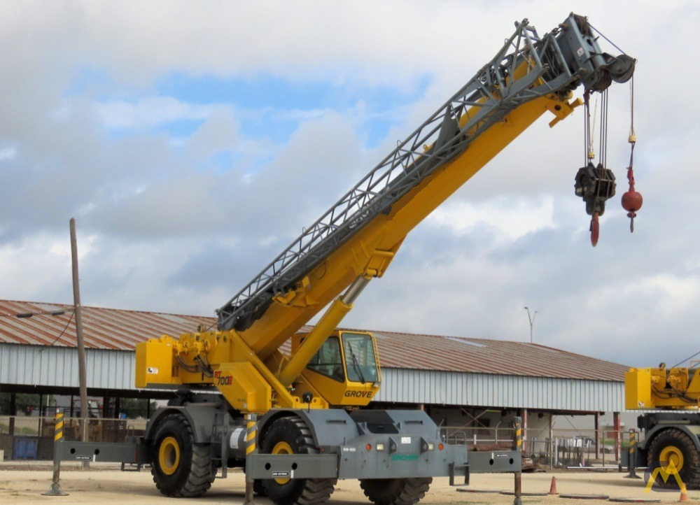2008 Grove RT700E 60-Ton Rough Terrain Crane For Sale Hoists & Material ...