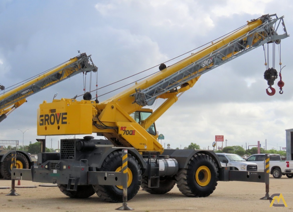 2008 Grove RT700E 60-Ton Rough Terrain Crane For Sale Hoists & Material ...