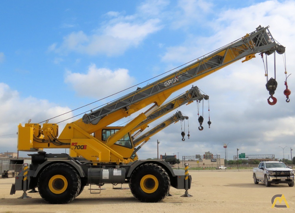 2008 Grove RT700E 60-Ton Rough Terrain Crane For Sale Hoists & Material ...