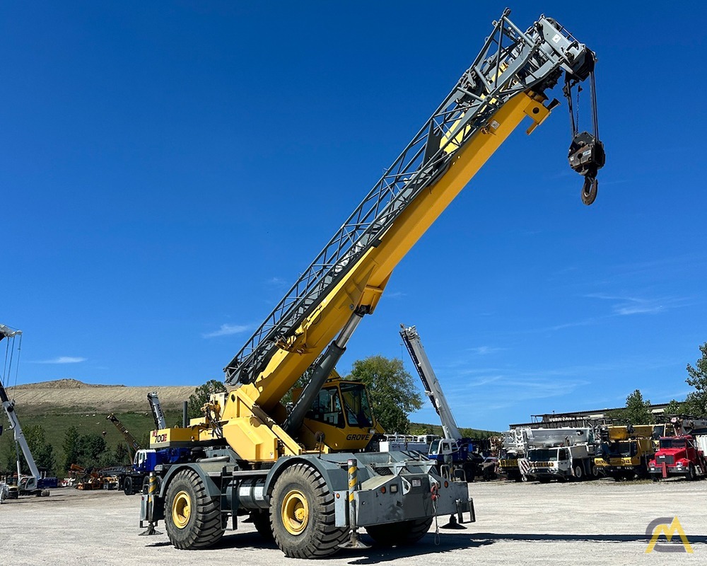 Grove RT750E Rough Terrain Crane For Sale or Rent Hoists & Material ...