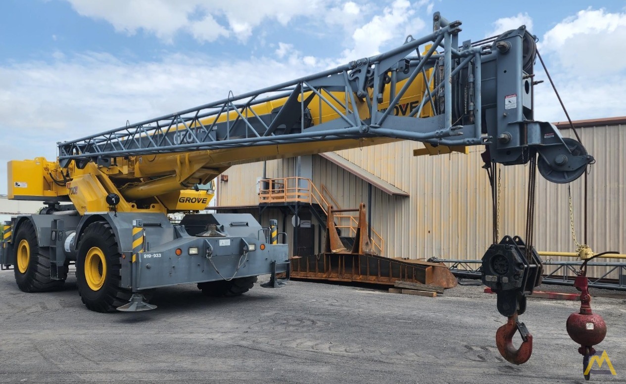 2008 Grove RT760E 60-Ton Rough Terrain Crane For Sale Hoists & Material ...