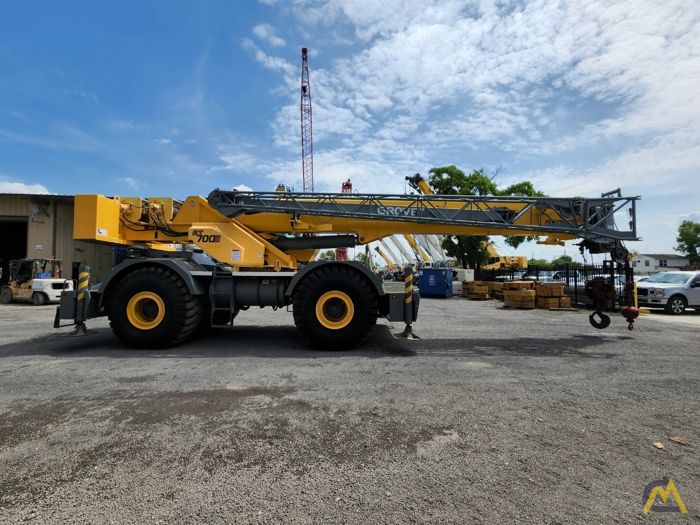 2008 Grove RT760E 60-Ton Rough Terrain Crane For Sale Hoists & Material ...