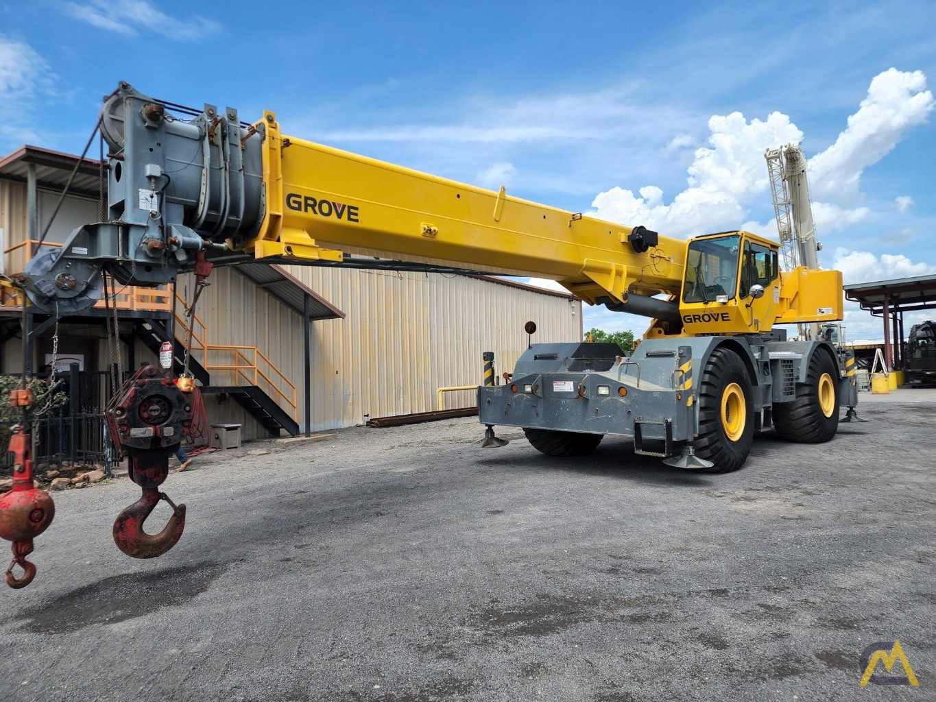 2008 Grove RT760E 60-Ton Rough Terrain Crane For Sale Hoists & Material ...