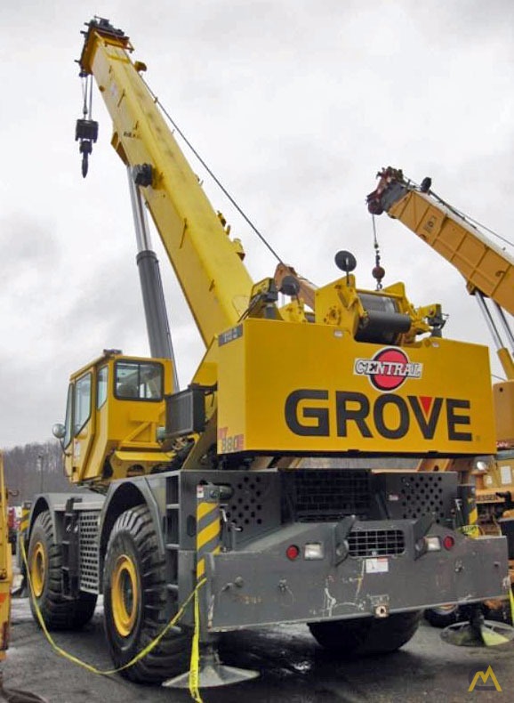 2008 GROVE RT880E For Sale Grove Rough Terrain Cranes Hoists & Material ...