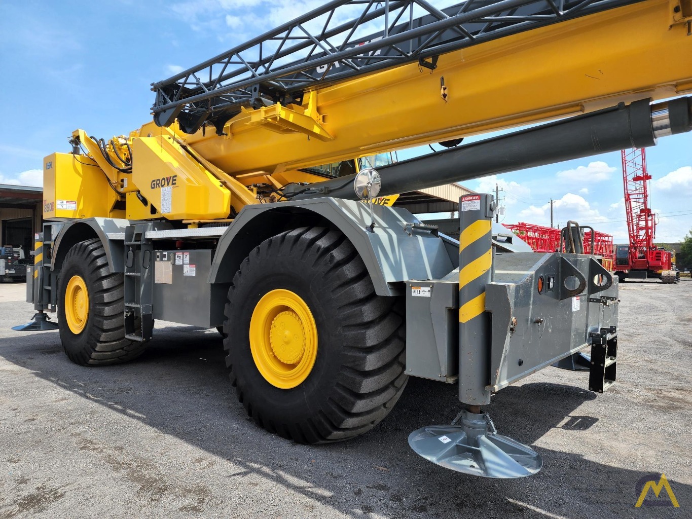 2008 Grove RT890E 90-Ton Rough Terrain Crane For Sale Hoists & Material ...