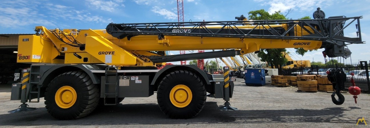 2008 Grove RT890E 90-Ton Rough Terrain Crane For Sale Hoists & Material ...