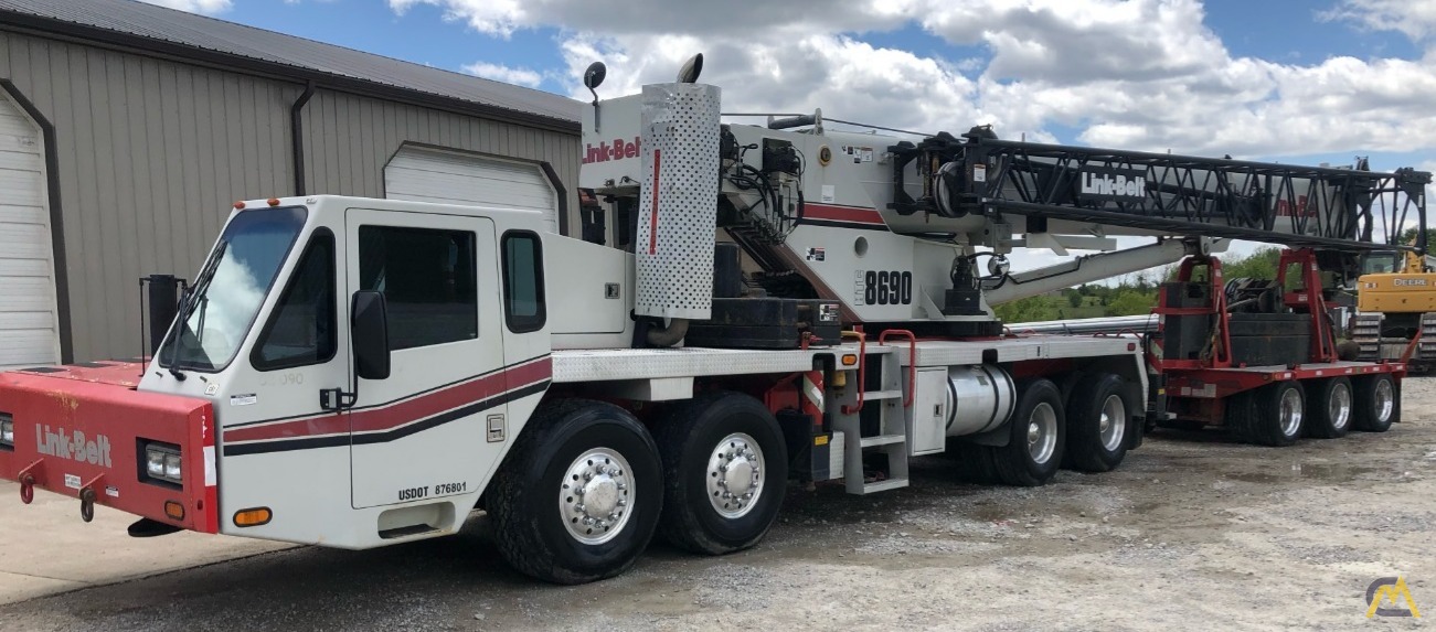 2008 Link-Belt HTC-8690 90-Ton Rough Terrain Crane For Sale Truck ...