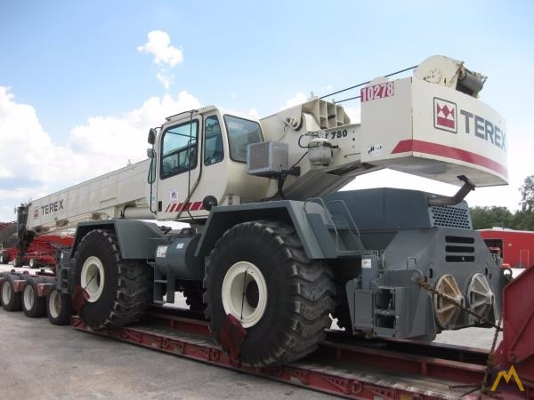 Terex RT780 80-Ton Rough Terrain Crane For Sale Hoists & Material Handlers 576 CraneMarket
