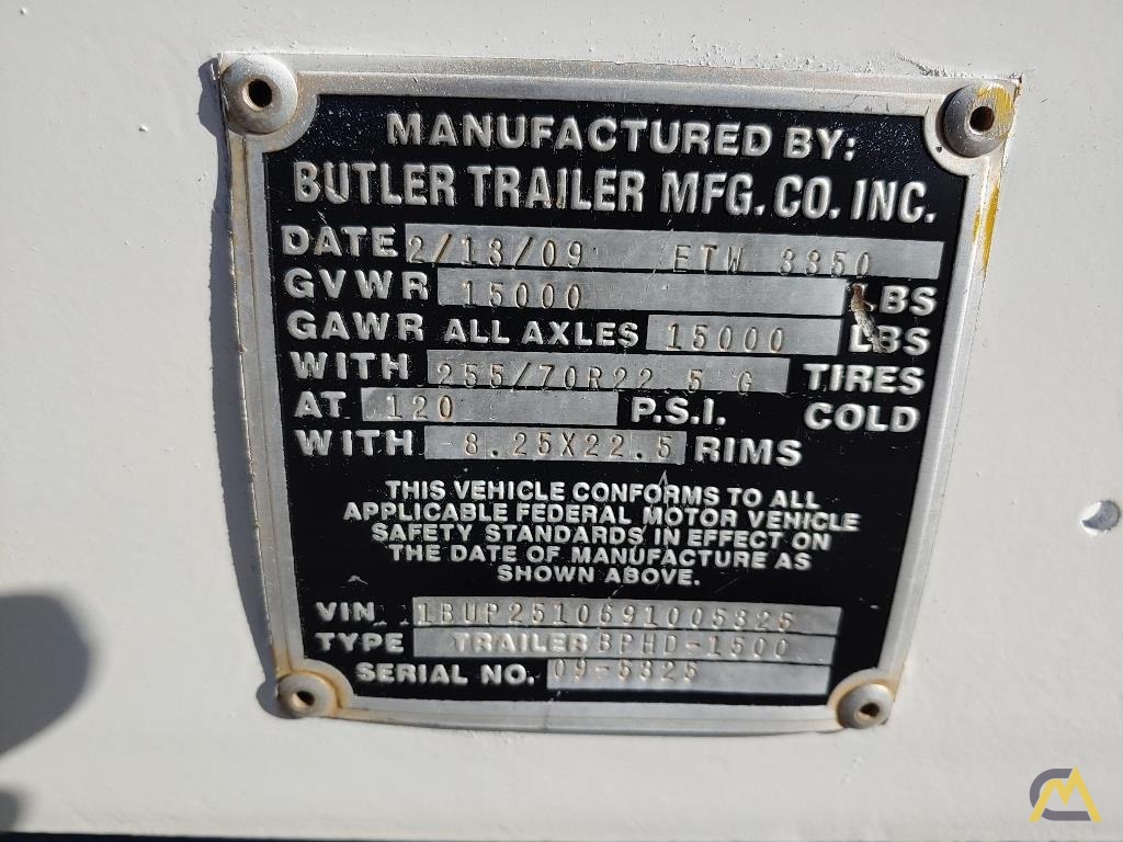 2009 Butler BPHD 1500 SA EB Extendable Pole Trailer For Sale Utility ...