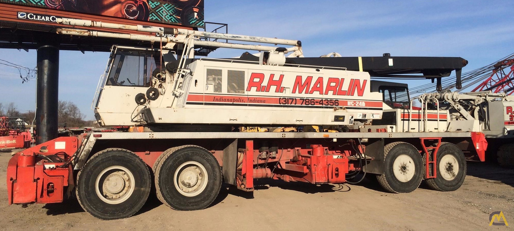 Link-Belt HC-248H 200-Ton Lattice Boom Truck Crane For Sale & Material ...