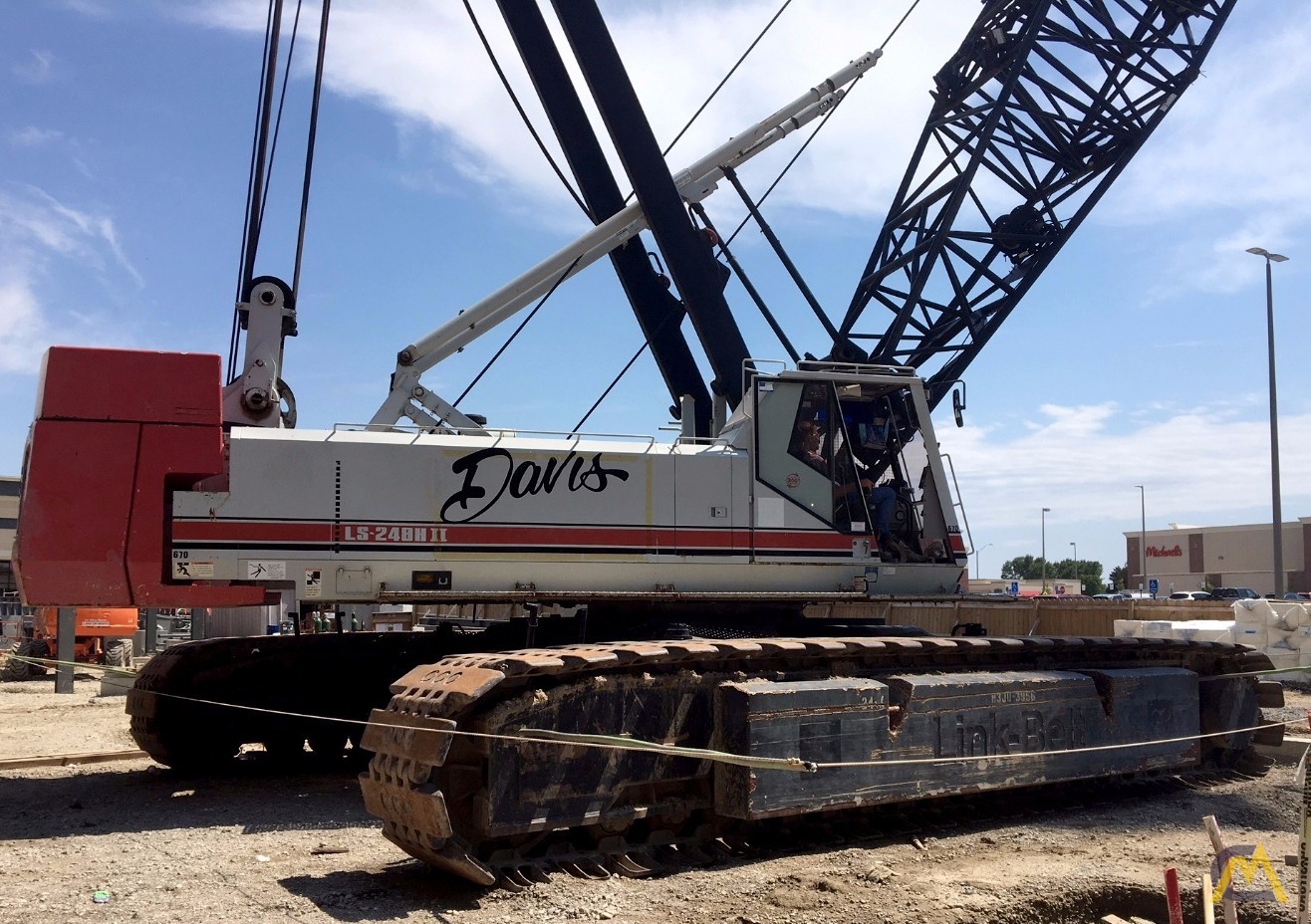 Link-Belt LS-248H-II 200-ton Lattice Boom Crawler Crane For Sale Hoists ...