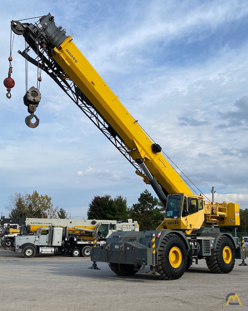 2011 Grove RT760E 60-Ton Rough Terrain Crane For Sale Hoists & Material ...