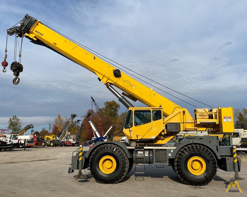 2011 Grove RT760E 60-Ton Rough Terrain Crane For Sale Hoists & Material ...