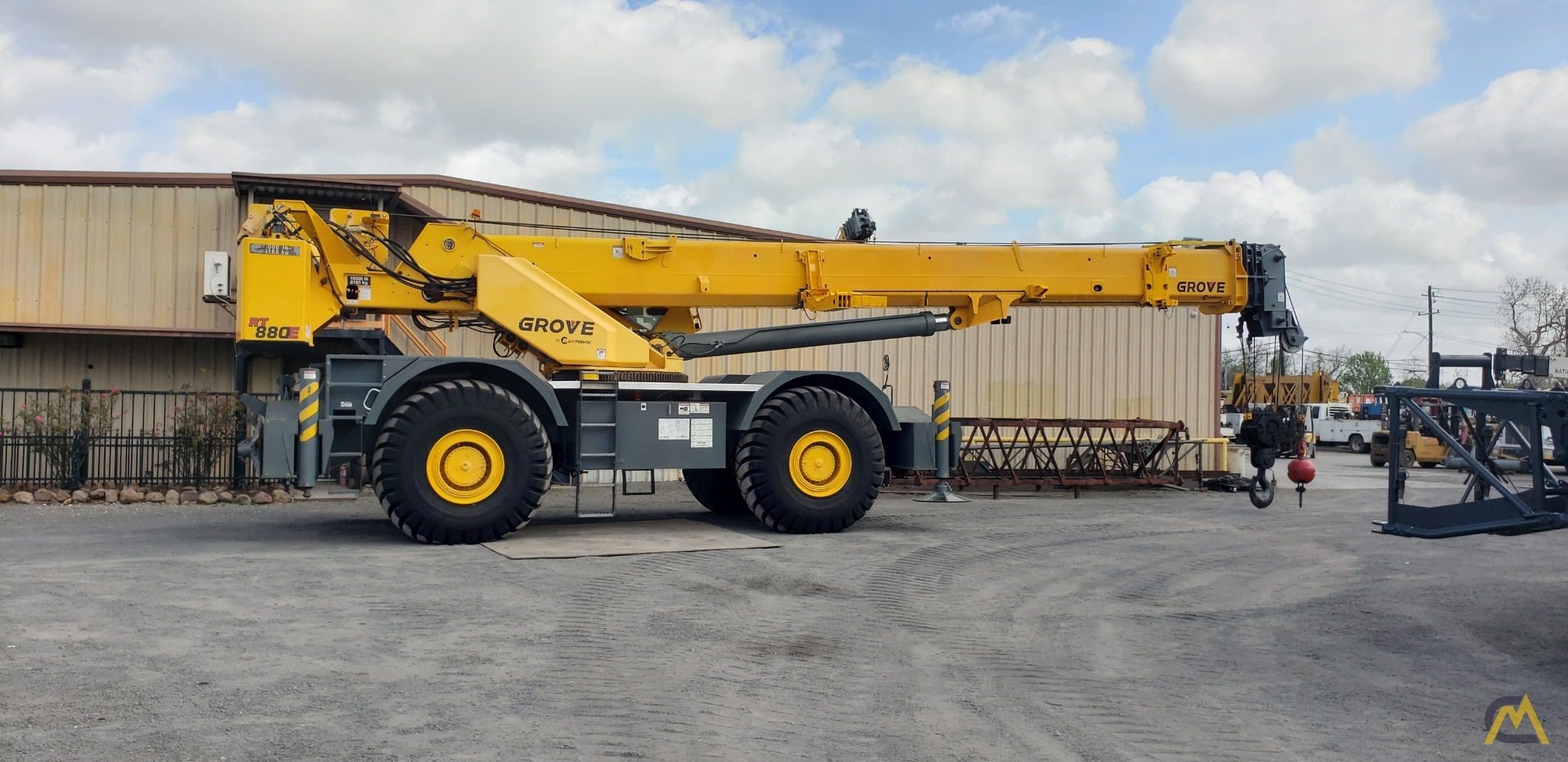 2011 Grove RT880E 80-Ton Rough Terrain Crane For Sale Hoists & Material ...