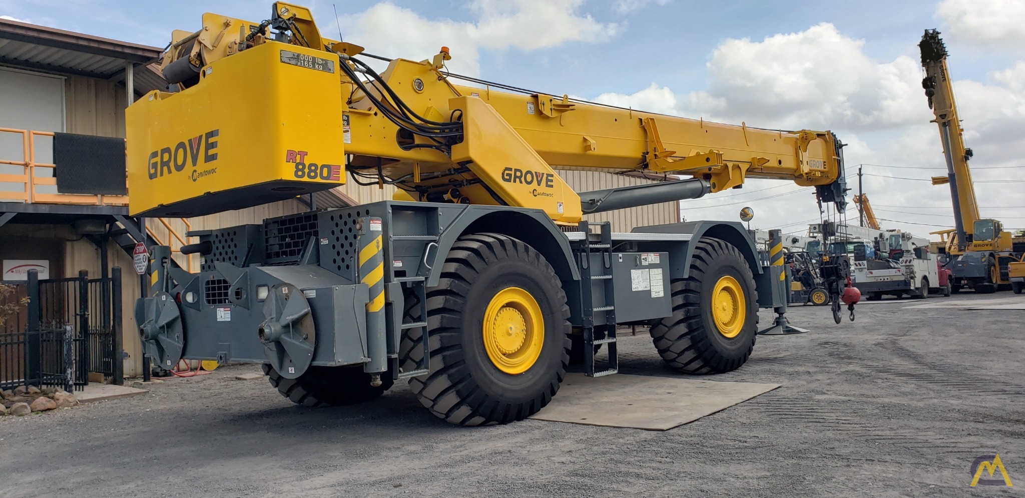 2011 Grove RT880E 80-Ton Rough Terrain Crane For Sale Hoists & Material ...