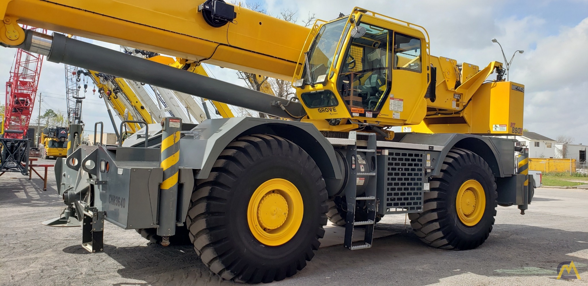 2011 Grove RT880E 80-Ton Rough Terrain Crane For Sale Hoists & Material ...