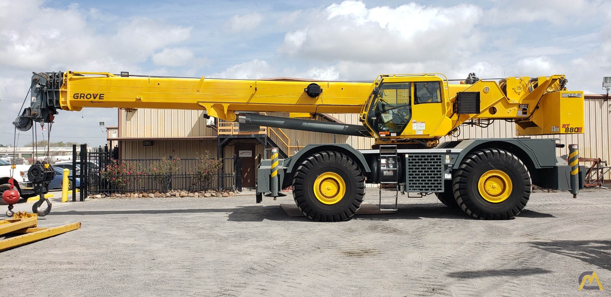 2011 Grove RT880E 80-Ton Rough Terrain Crane For Sale Hoists & Material ...