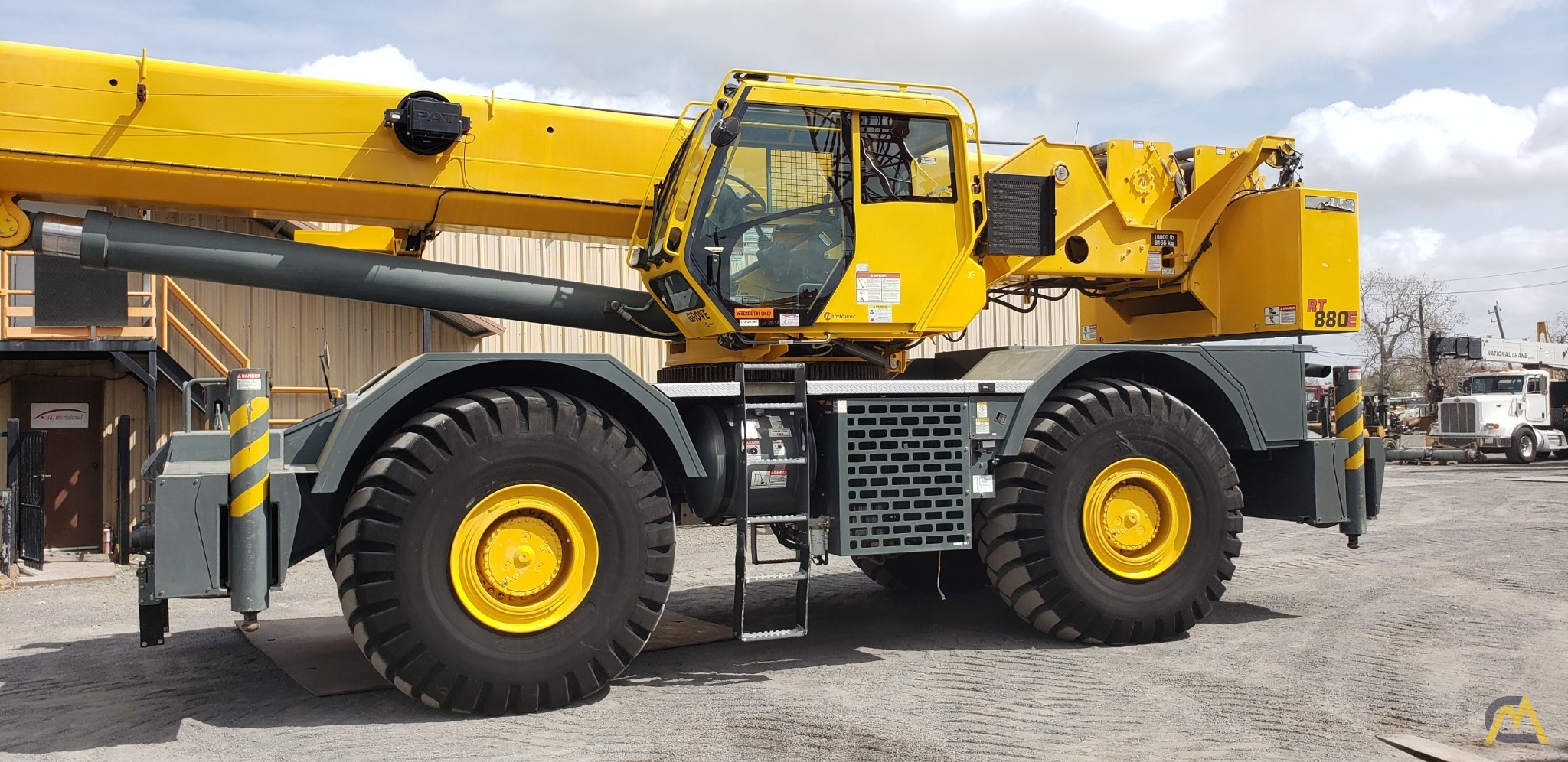 2011 Grove RT880E 80-Ton Rough Terrain Crane For Sale Hoists & Material ...