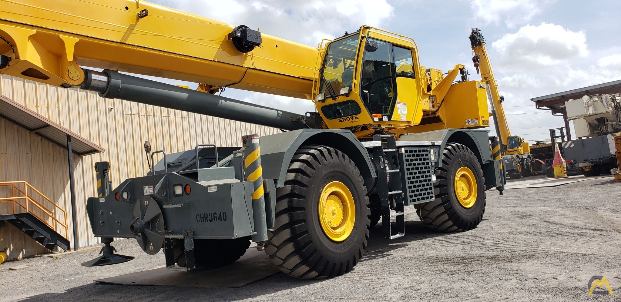 2011 Grove RT880E 80-Ton Rough Terrain Crane For Sale Hoists & Material ...