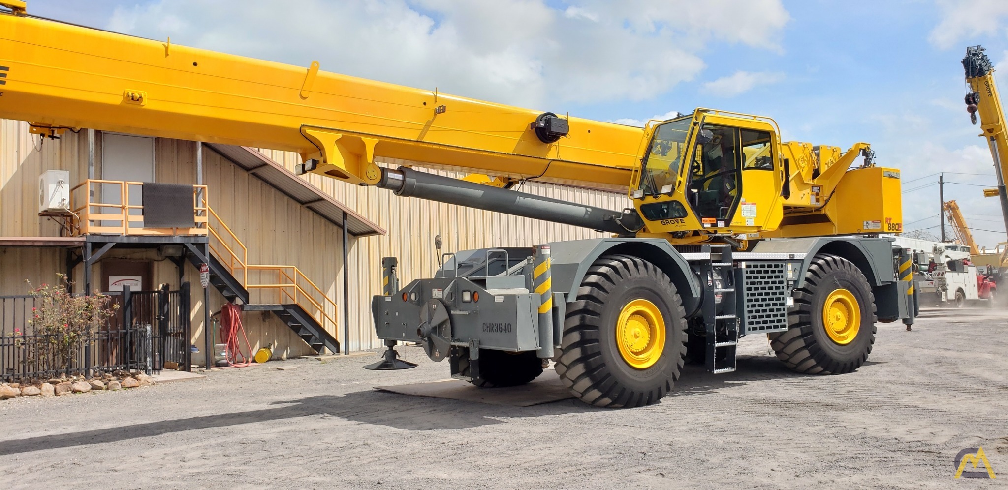 2011 Grove RT880E 80-Ton Rough Terrain Crane For Sale Hoists & Material ...