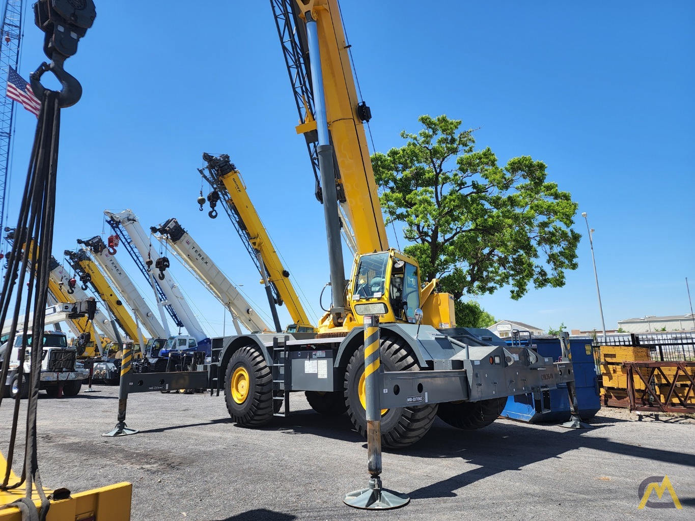 2011 Grove RT880E 80-Ton Rough Terrain Crane For Sale Hoists & Material ...