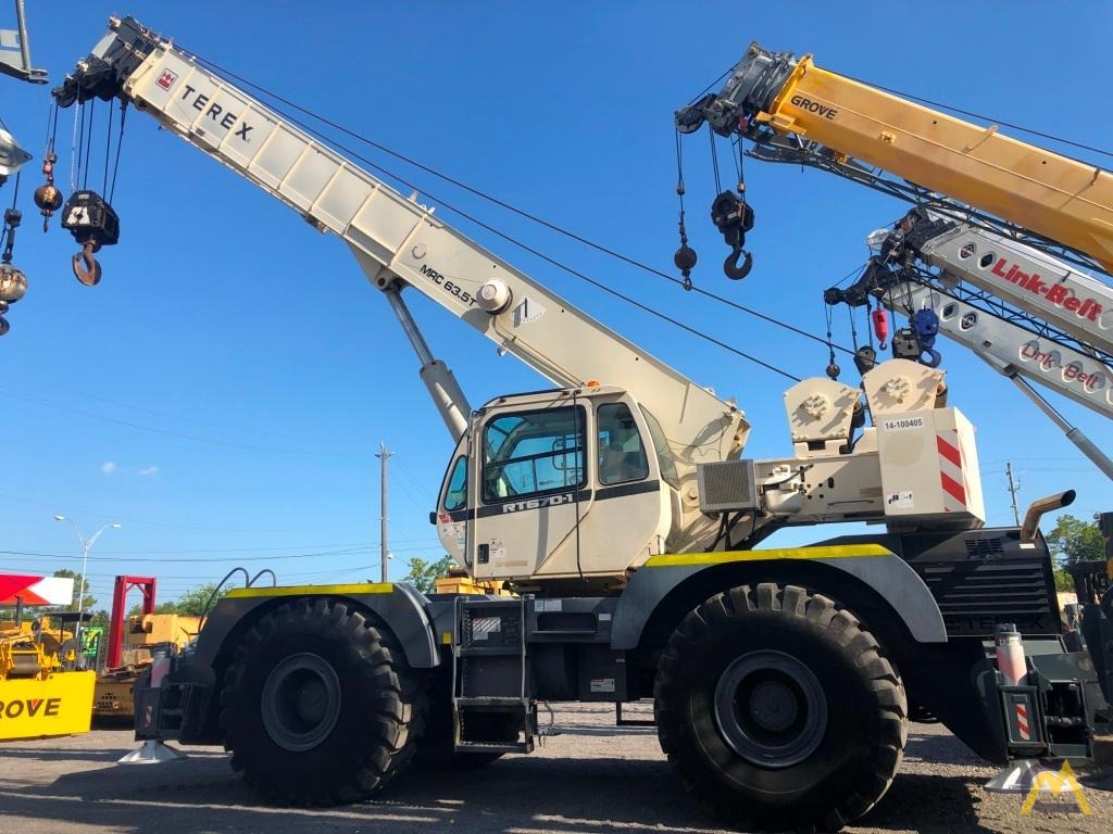 2011 Terex RT670-1 70-Ton Rough Terrain Crane; CranesList ID: 360 For Sale Cranes Hoists ...