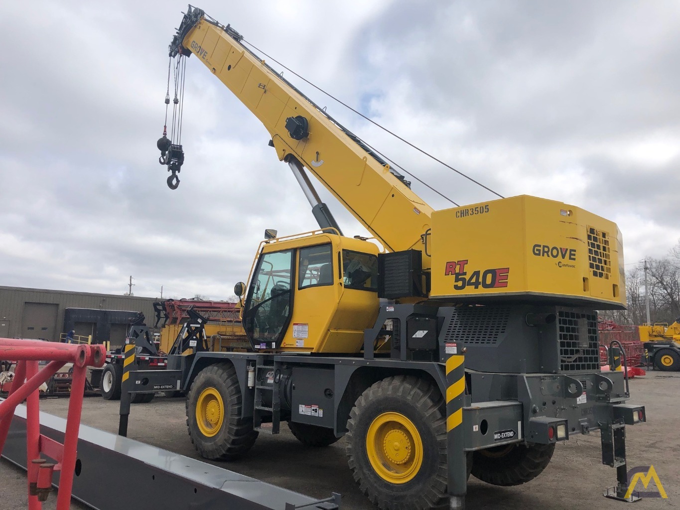 2013 Grove RT540E 40-Ton Rough Terrain Crane For Sale or Rent Hoists ...
