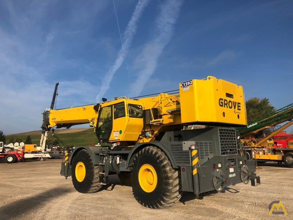 2012 Grove RT765E-2 65-Ton Rough Terrain Crane For Sale Hoists ...