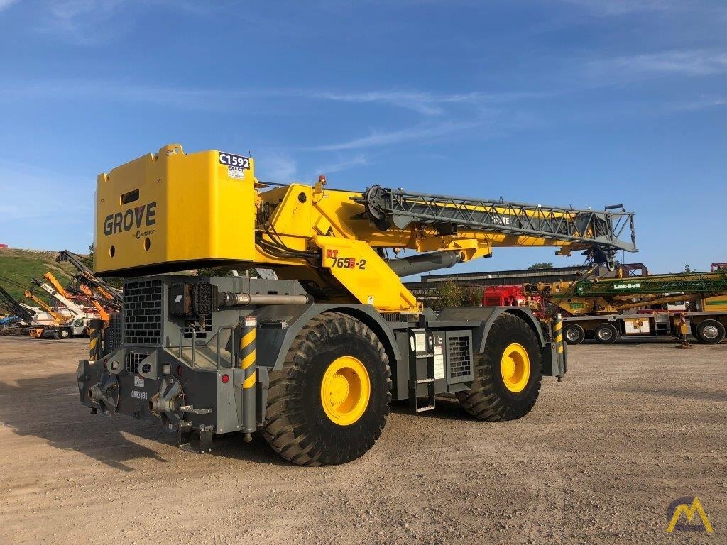2012 Grove RT765E-2 65-Ton Rough Terrain Crane For Sale Hoists ...