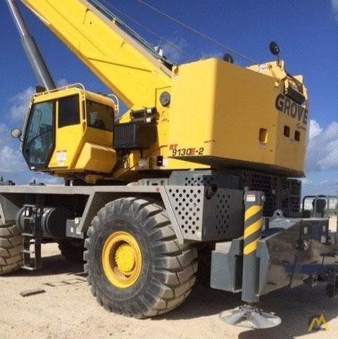 2012 Grove RT9130E-2 130-Ton Rough Terrain Crane For Sale or Rent ...