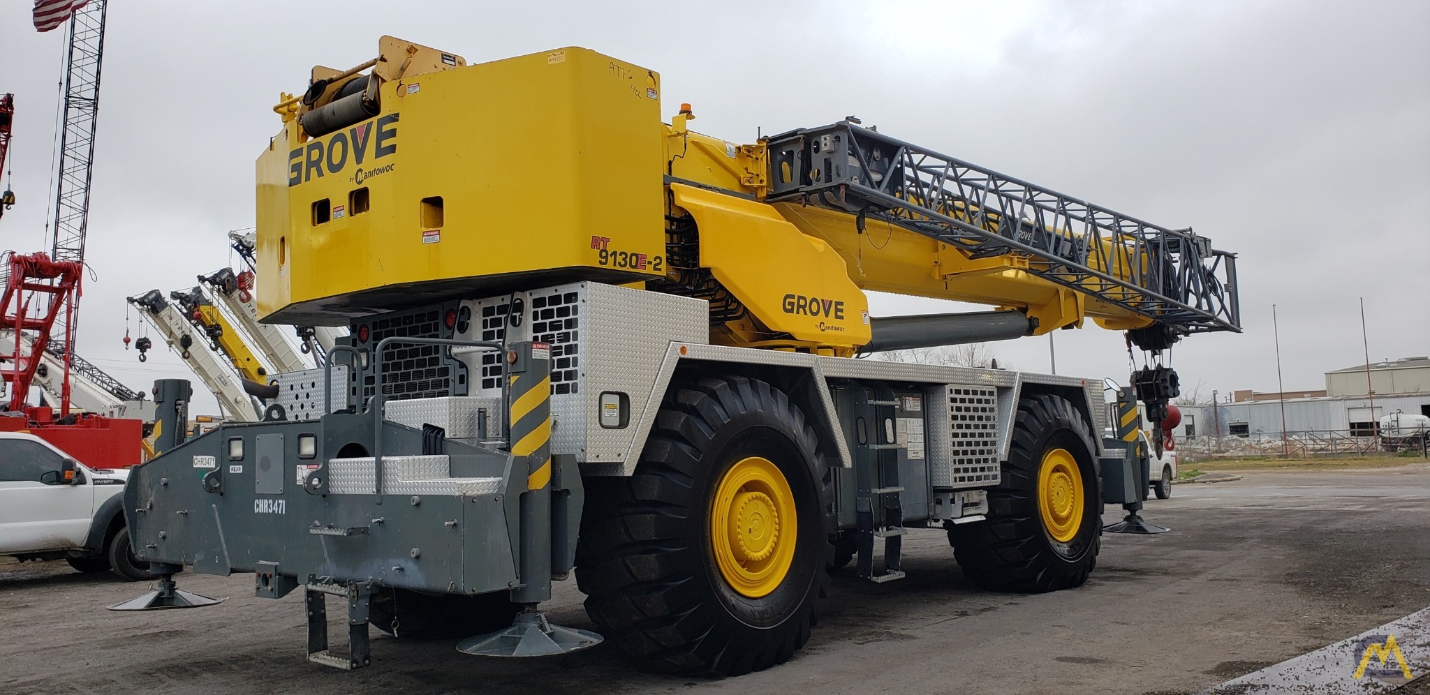 2013 Grove RT 9130E-2 130-Ton Rough Terrain Crane For Sale Hoists ...