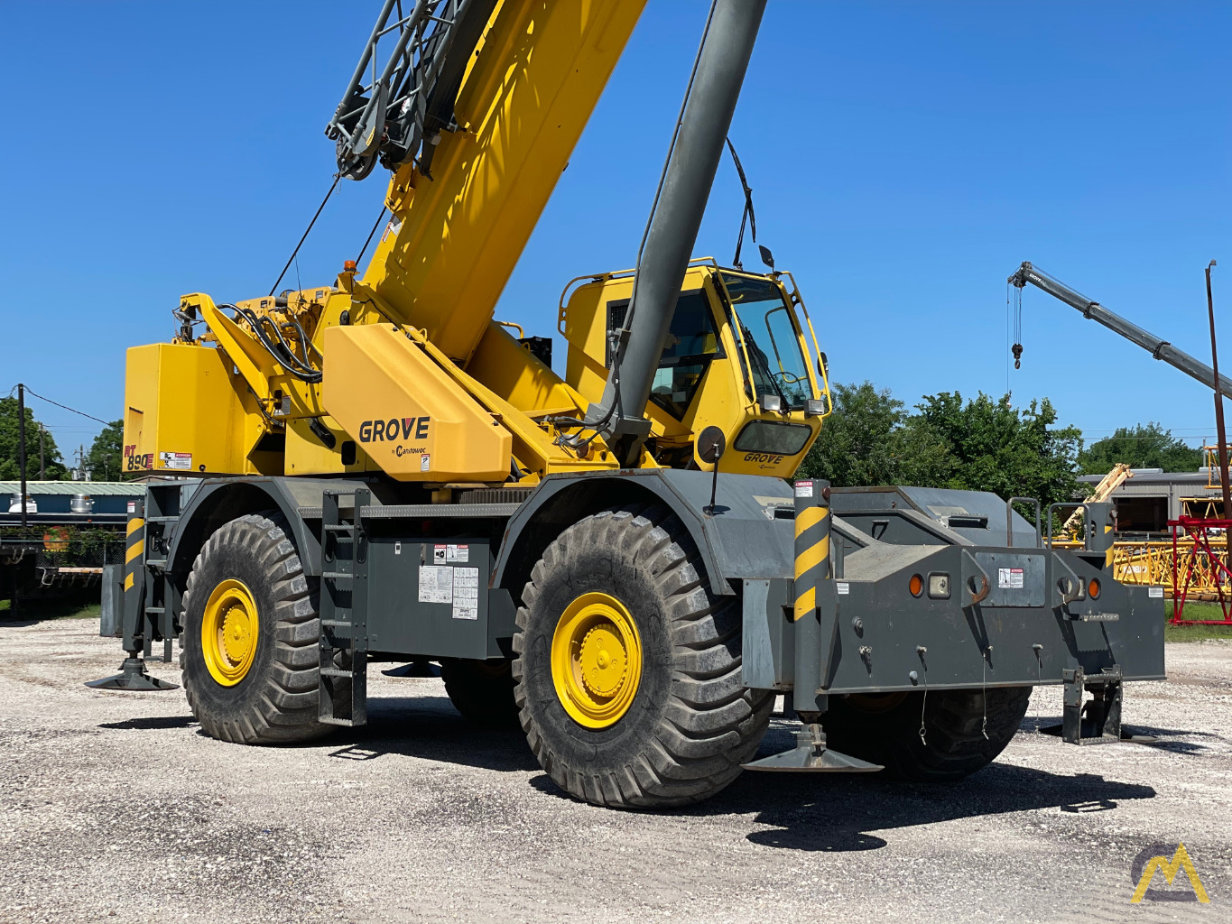 2013 Grove RT890E 90-Ton Rough Terrain Crane For Sale Hoists & Material ...