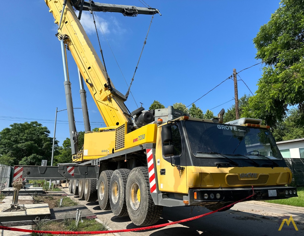 2014 Grove GMK7550 550-Ton All Terrain Crane For Sale Hoists & Material ...