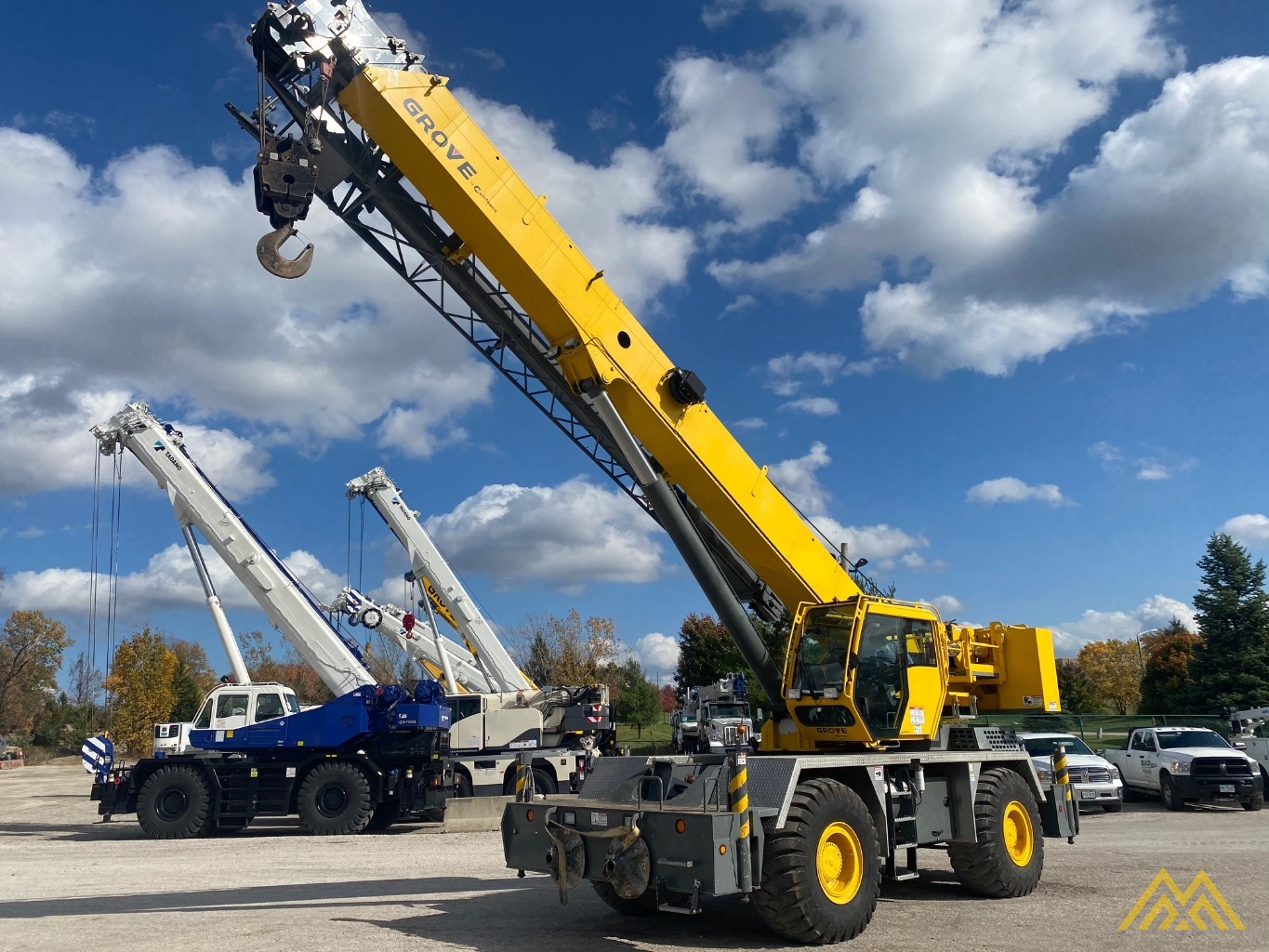 2014 Grove RT650E 50-Ton Rough Terrain Crane For Sale Hoists & Material ...