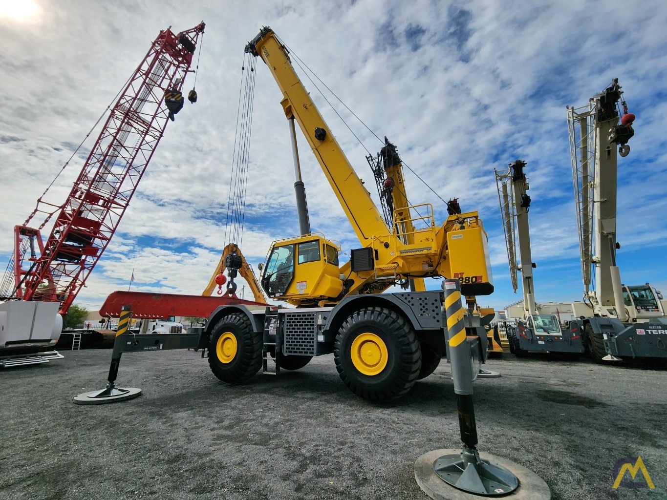 2014 Grove RT880E 80-Ton Rough Terrain Crane For Sale Hoists & Material ...
