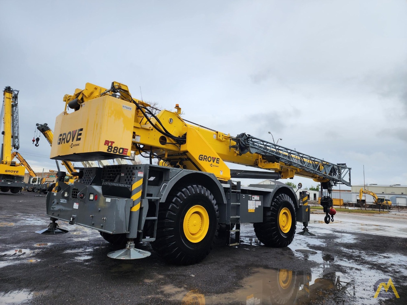 2014 Grove RT880E 80-Ton Rough Terrain Crane For Sale Hoists & Material Handlers 30871 CraneMarket