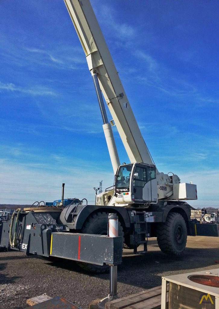 TEREX QUADSTAR 1100 110-ton Rough Terrain Crane For Sale or Rent Terex Hoists & Material ...
