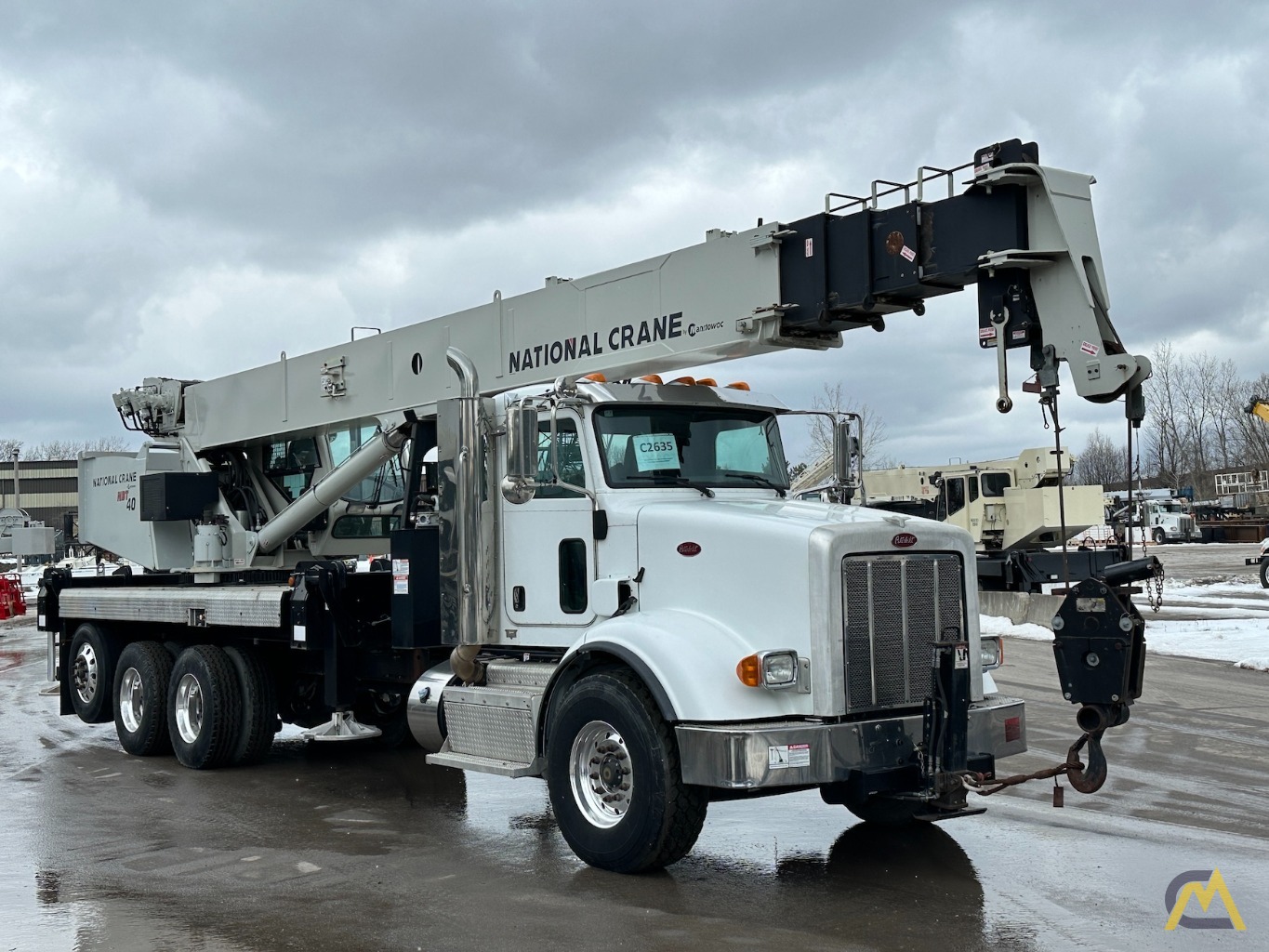 National Series NBT40 / Model NBT40-127 Boom Truck Crane on Peterbilt ...