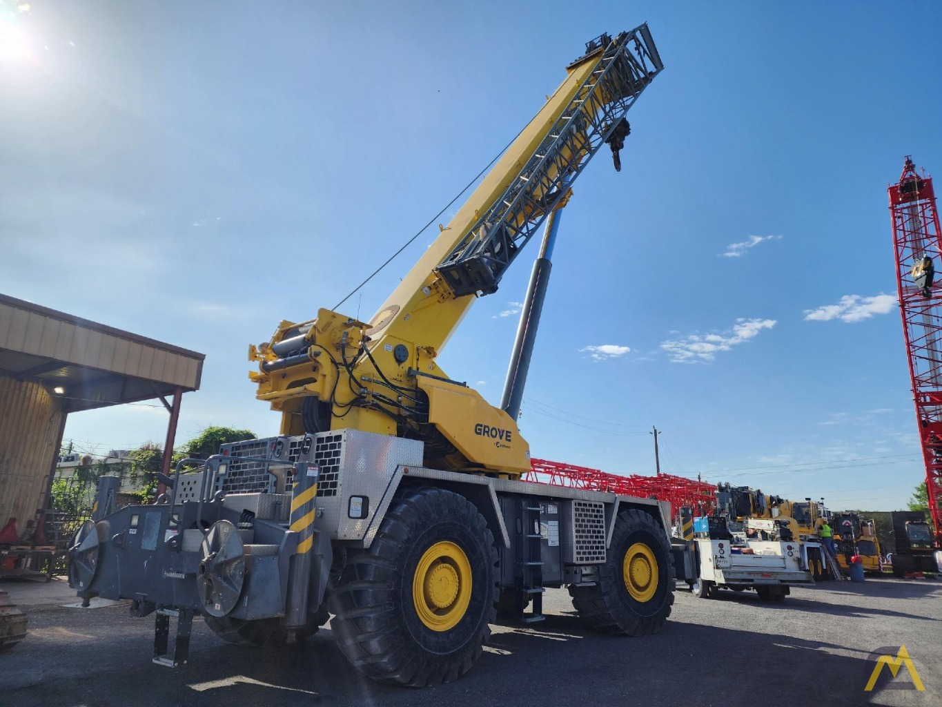 2016 Grove RT9130E-2 130-Ton Rough Terrain Crane For Sale Hoists ...
