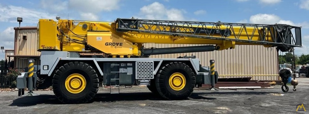 2016 Grove RT9130E-2 130-Ton Rough Terrain Crane For Sale Hoists ...