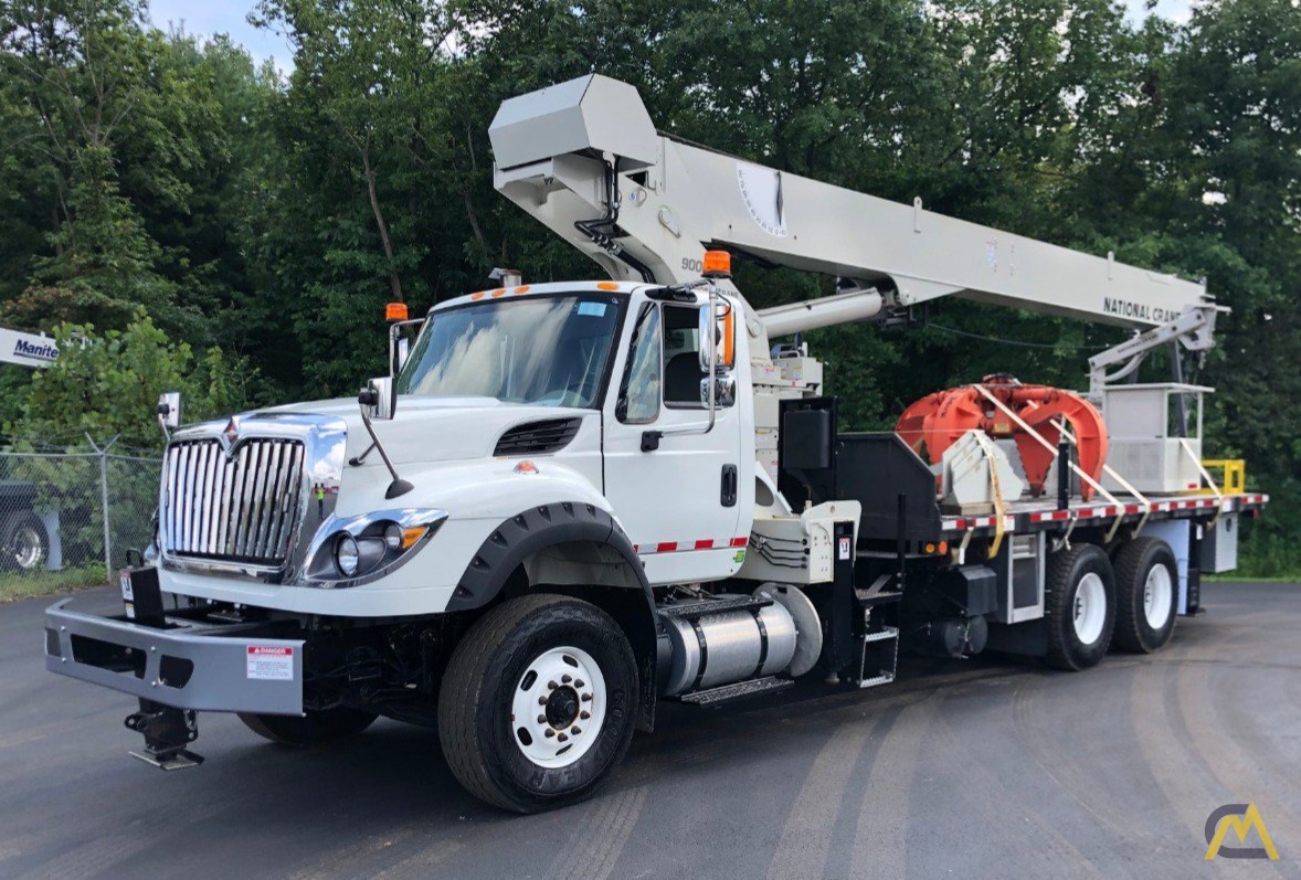 2016 National 900H 27-Ton Boom Truck Crane on International 7600 For ...