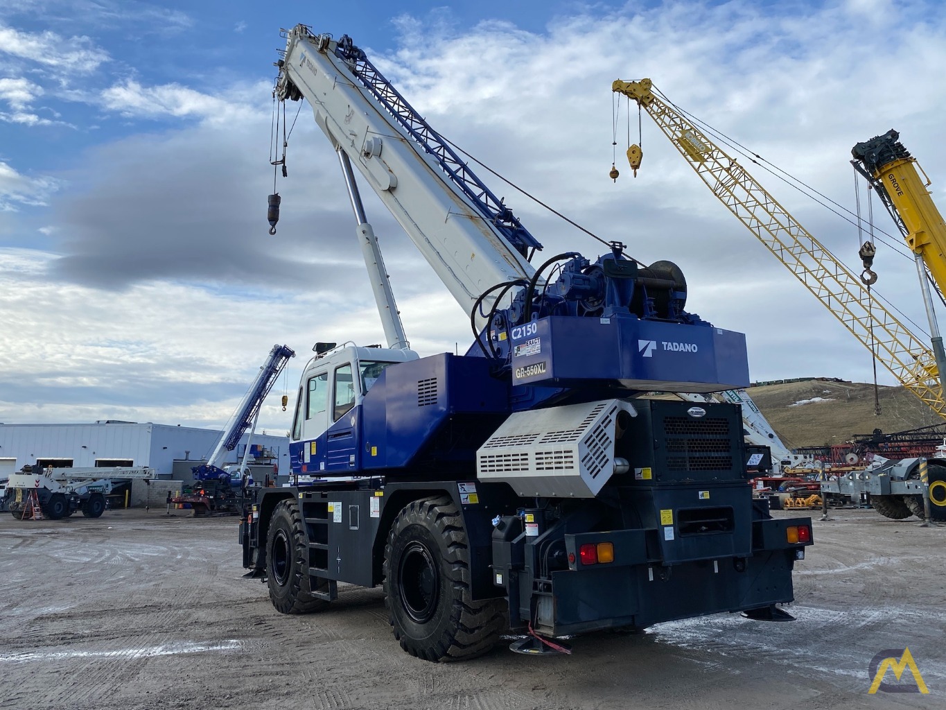 2016 Tadano GR-550XL-3 55-Ton Rough Terrain Crane For Sale Hoists & Material Handlers 30790 ...