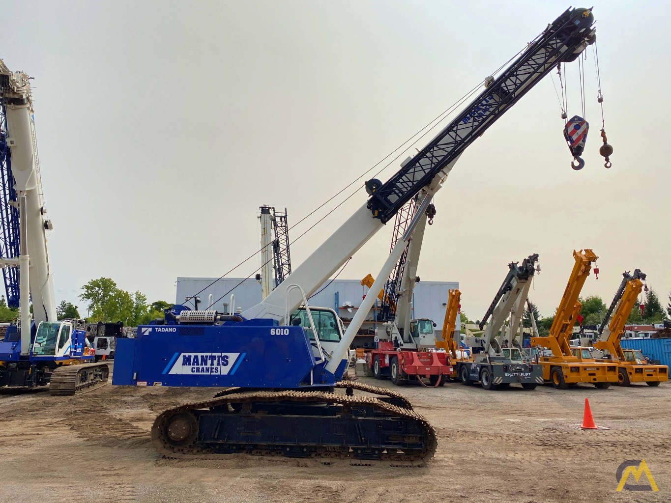 2016 Tadano Mantis 6010 30-Ton Telescopic Crawler Crane For Sale Hoists ...