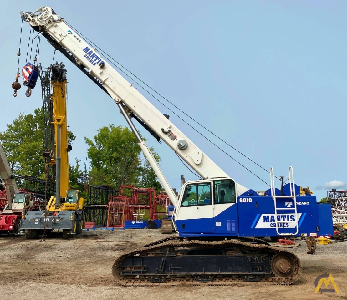2016 Tadano Mantis 6010 30-Ton Telescopic Crawler Crane For Sale Hoists ...