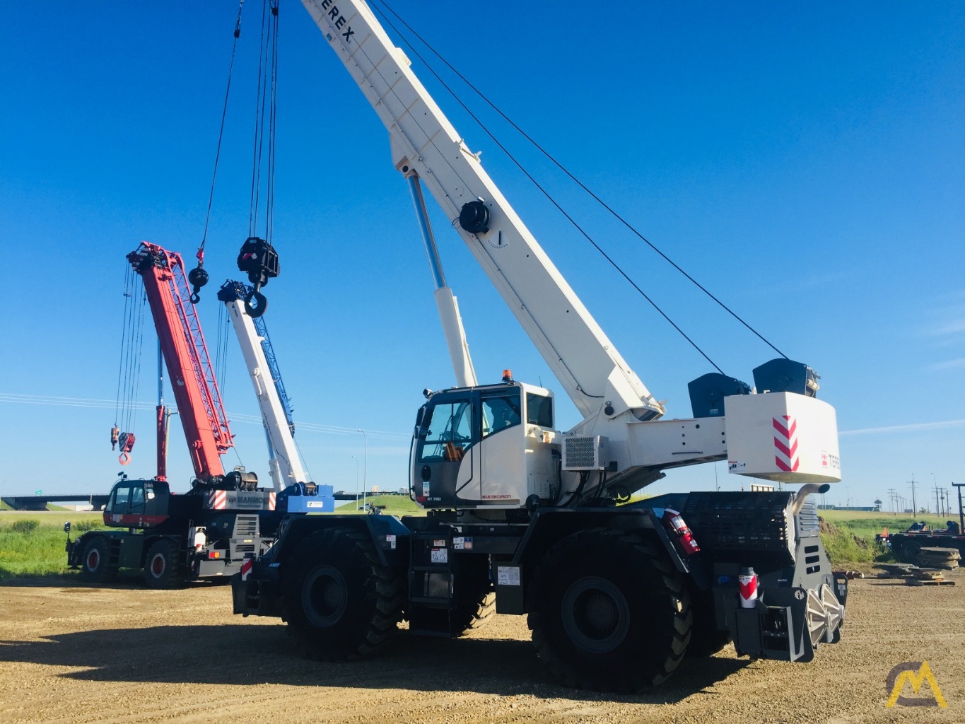 2016 Terex RT780 80-Ton Rough Terrain Crane For Sale or Rent Hoists ...