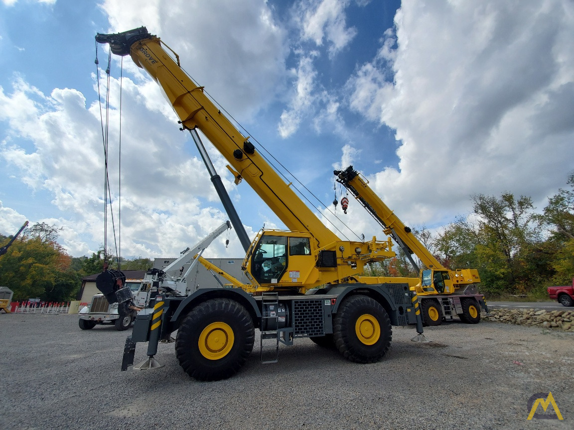 2017 Grove GRT8100 100-Ton Rough Terrain Crane For Sale & Material ...