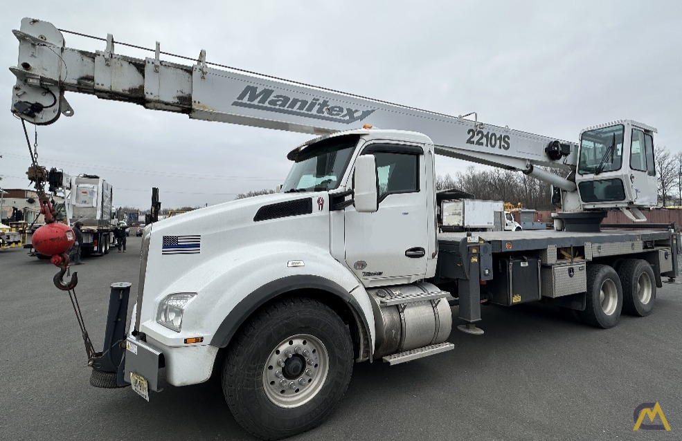 2017 Manitex 22101S 22-Ton Boom Truck Crane For Sale Trucks Hoists ...